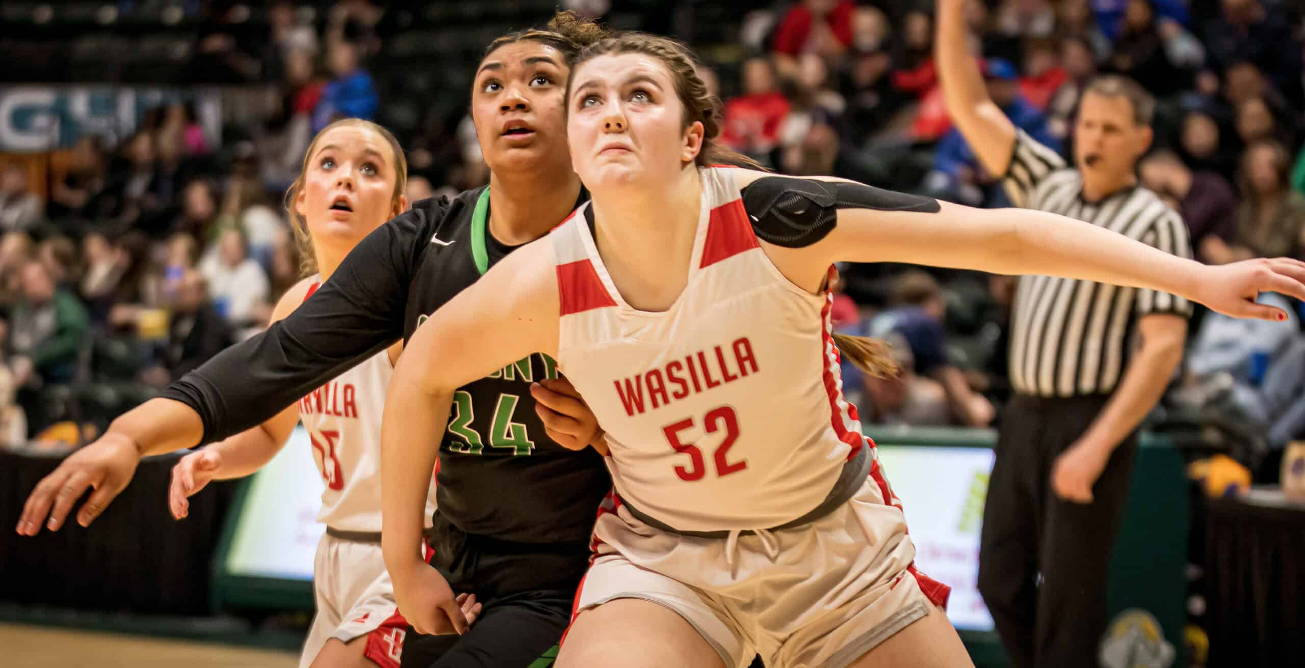 Wasilla never relents lead in 48-40 win over Colony in Class 4A girls ...