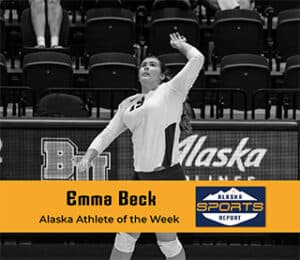UAA volleyball player Emma Beck named Alaska Athlete of the Week ...