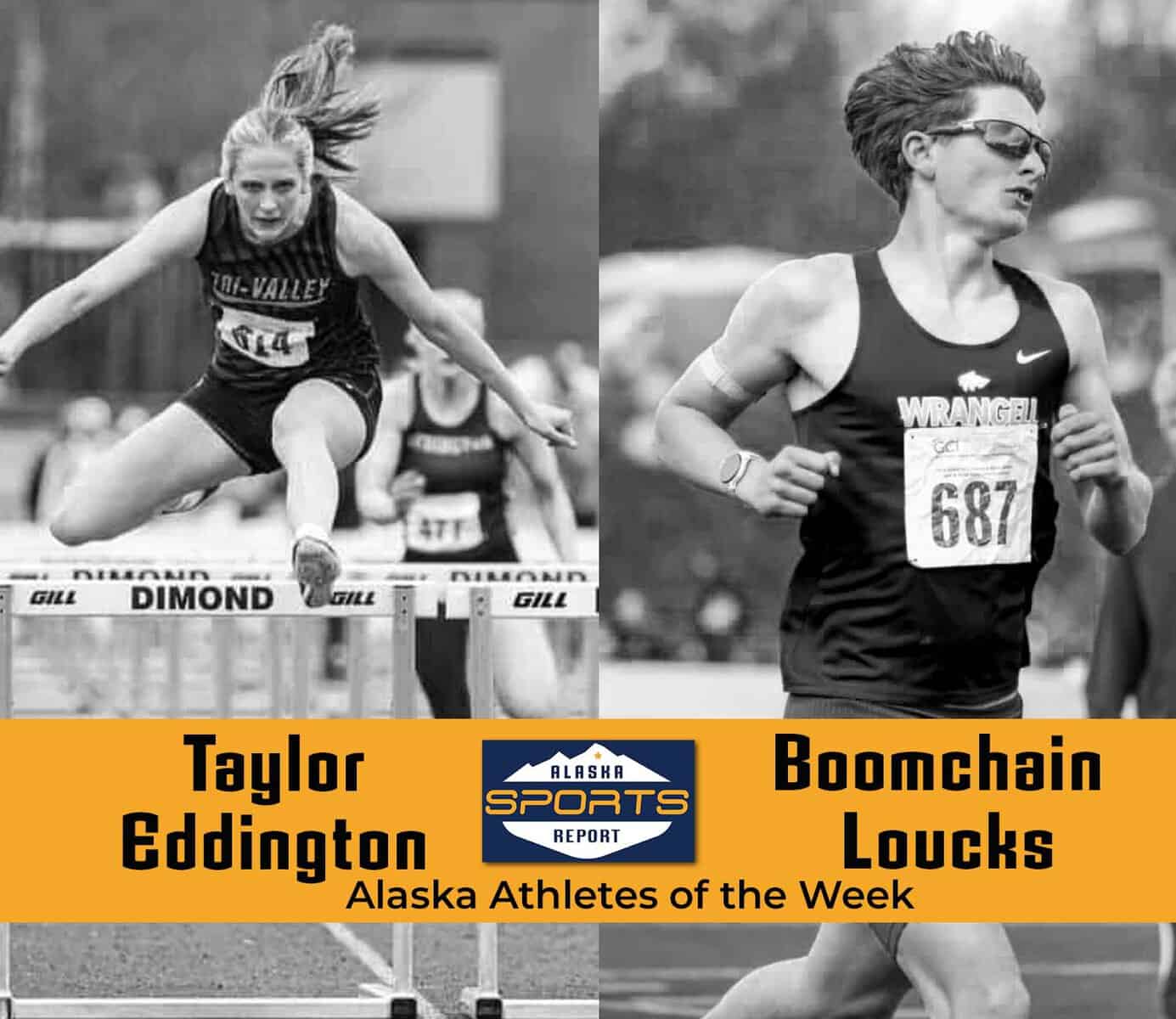 Small-town track stars Eddington and Loucks are Alaska Athlete of the ...
